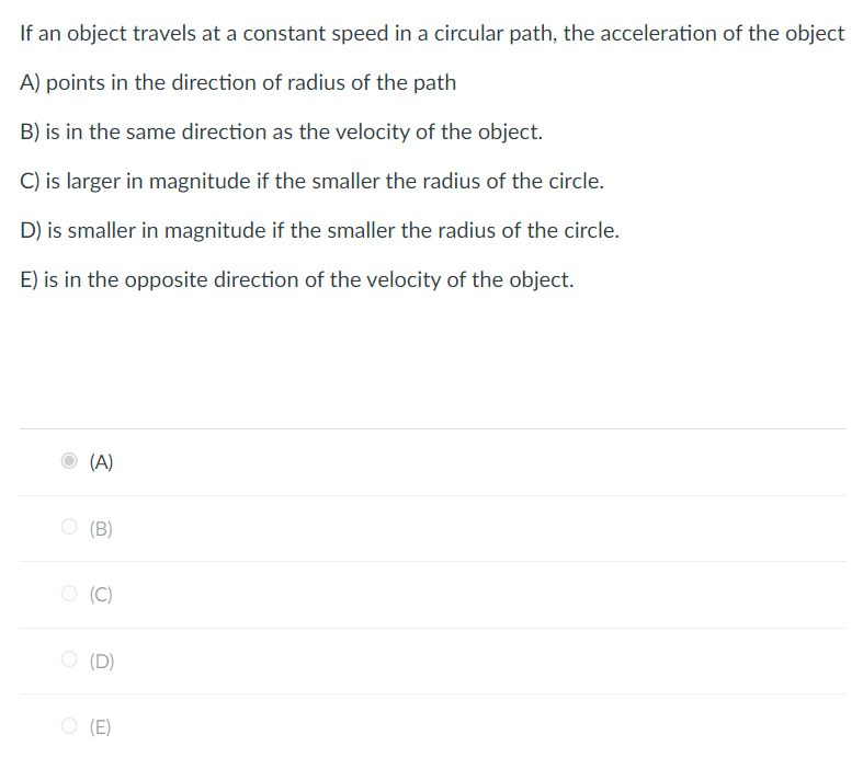 Solved If An Object Travels At A Constant Speed In A