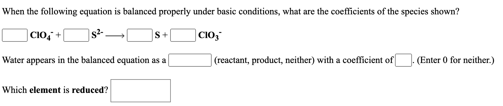 Solved When the following equation is balanced properly | Chegg.com