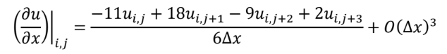CFD: Find the following expression, a third order | Chegg.com