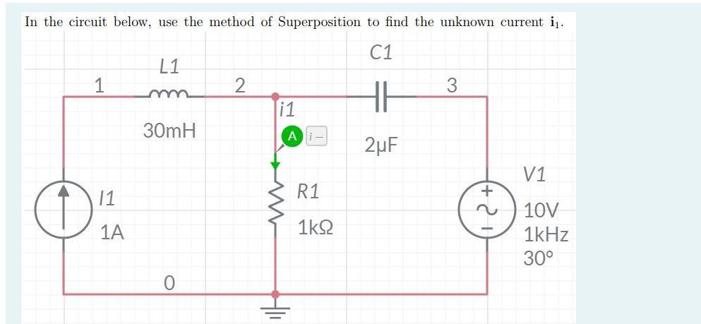 Solved In the circuit below, use the method of Superposition | Chegg.com