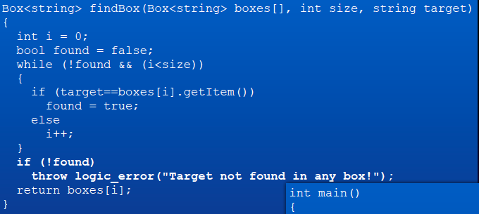Solved template class Box { private: ItemType item; public: | Chegg.com