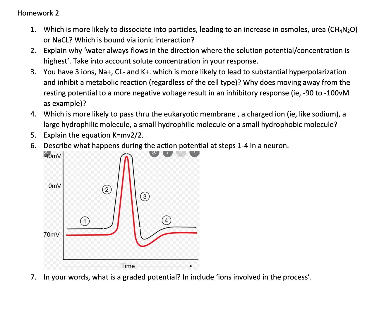 Solved Homework 2 1. Which is more likely to dissociate into | Chegg.com
