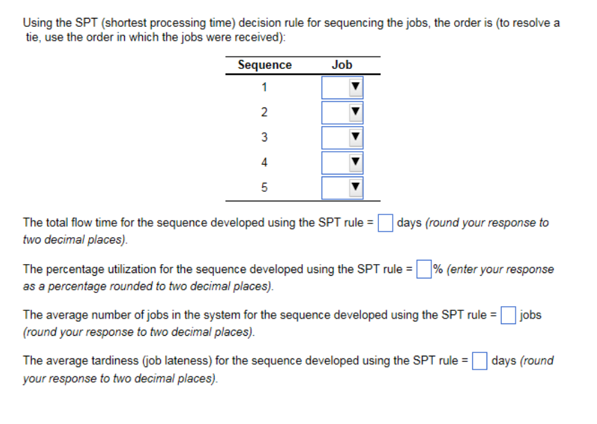 Solved a) Using the FCFS (first come, first served) decision | Chegg.com