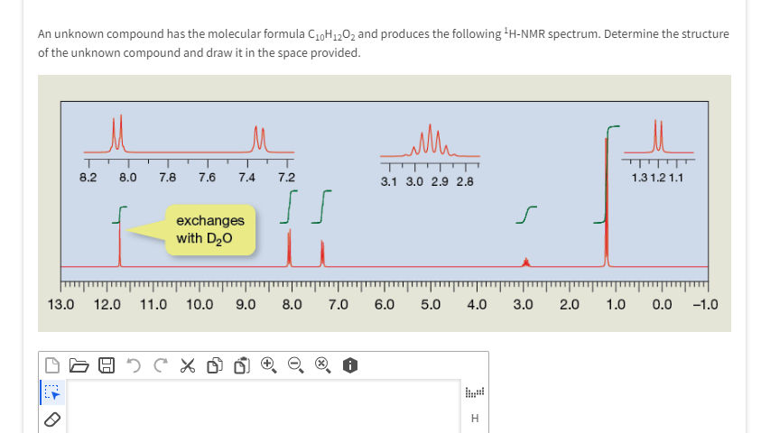 Solved An unknown compound has the molecular formula | Chegg.com