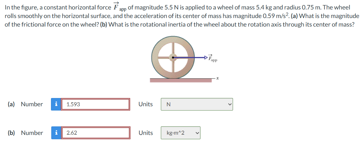 Solved In the figure, a constant horizontal force Fapp of | Chegg.com