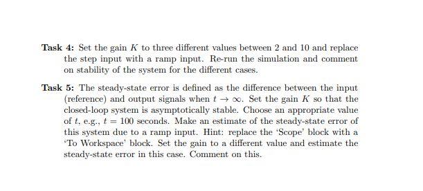 Solved Open Simulink and create a new model. Next, make your | Chegg.com