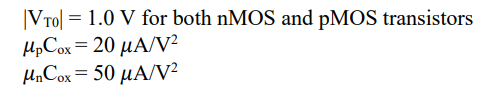Solved Consider a fully complementary CMOS transmission gate | Chegg.com