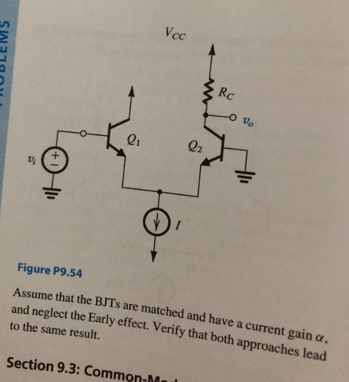 Solved Derive an expression for the small signal voltage | Chegg.com
