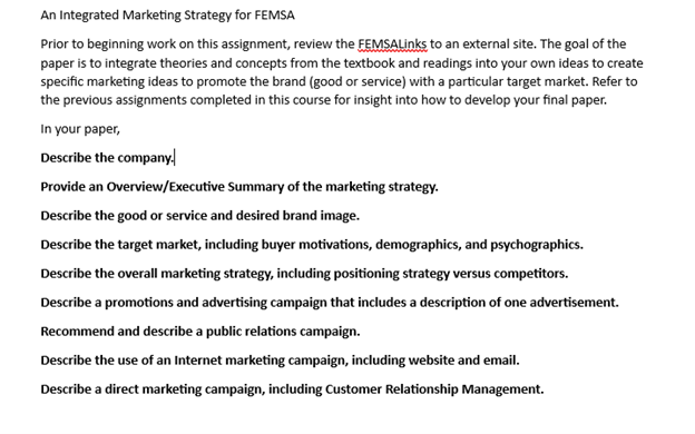 Solved An Integrated Marketing Strategy for FEMSA Prior to | Chegg.com