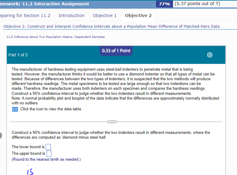Solved bjective 2: Construct and Interpret Confidence | Chegg.com