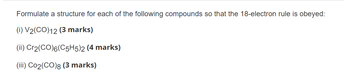 Solved Formulate a structure for each of the following | Chegg.com