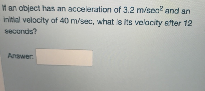 Solved An object is thrown up with an initial velocity of | Chegg.com