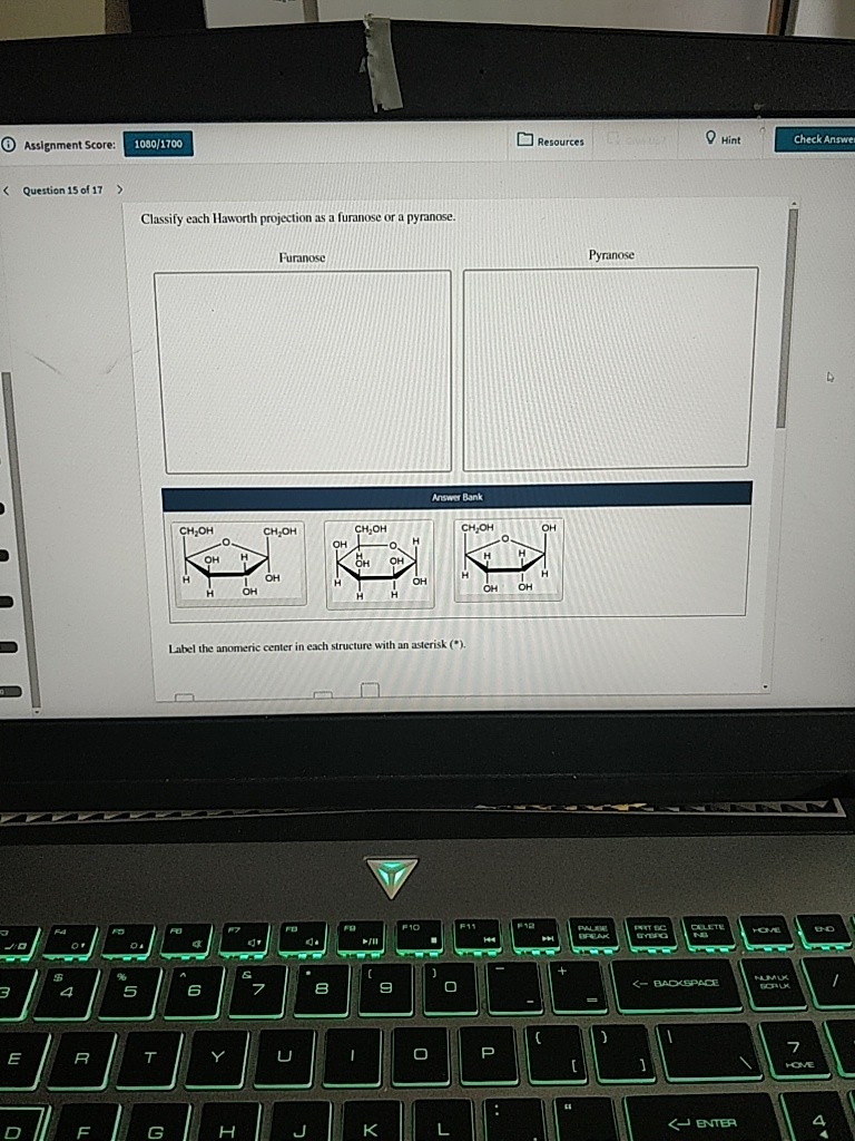 Solved Assignment Score: 1080/1700 Resources Hint Check Answ | Chegg.com