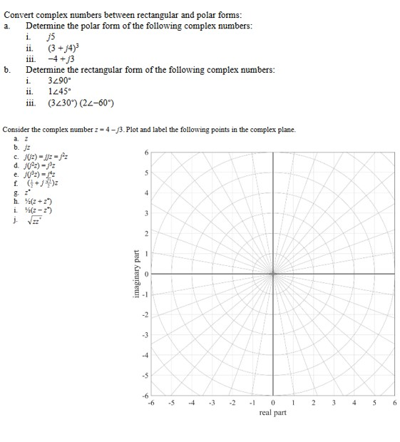 Solved Convert complex numbers between rectangular and polar | Chegg.com