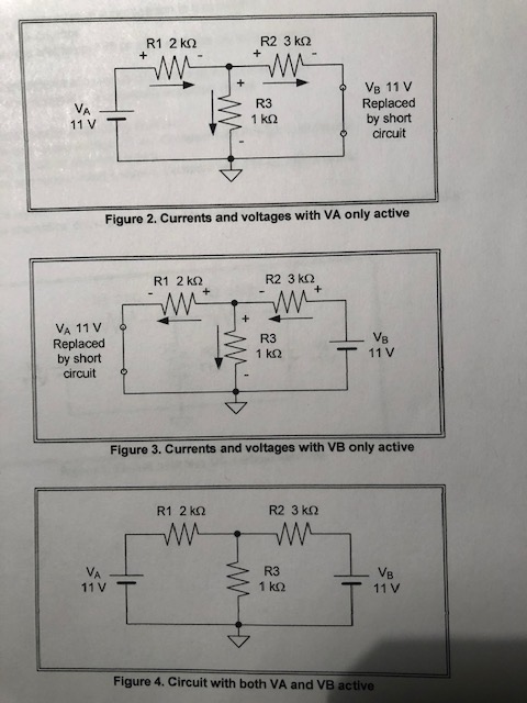 Solved Worksheet 12 Table 1. Solution, DC superposition | Chegg.com