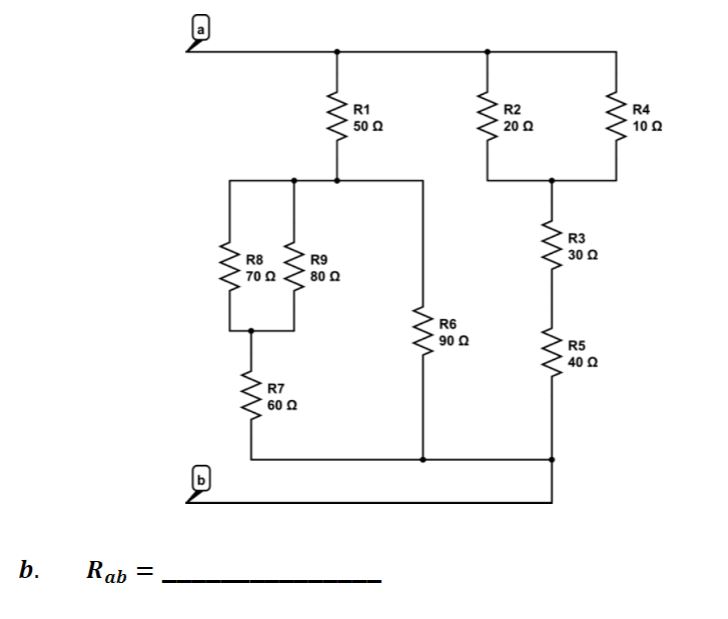 Solved Solve for the equivalent resistance of the entire | Chegg.com