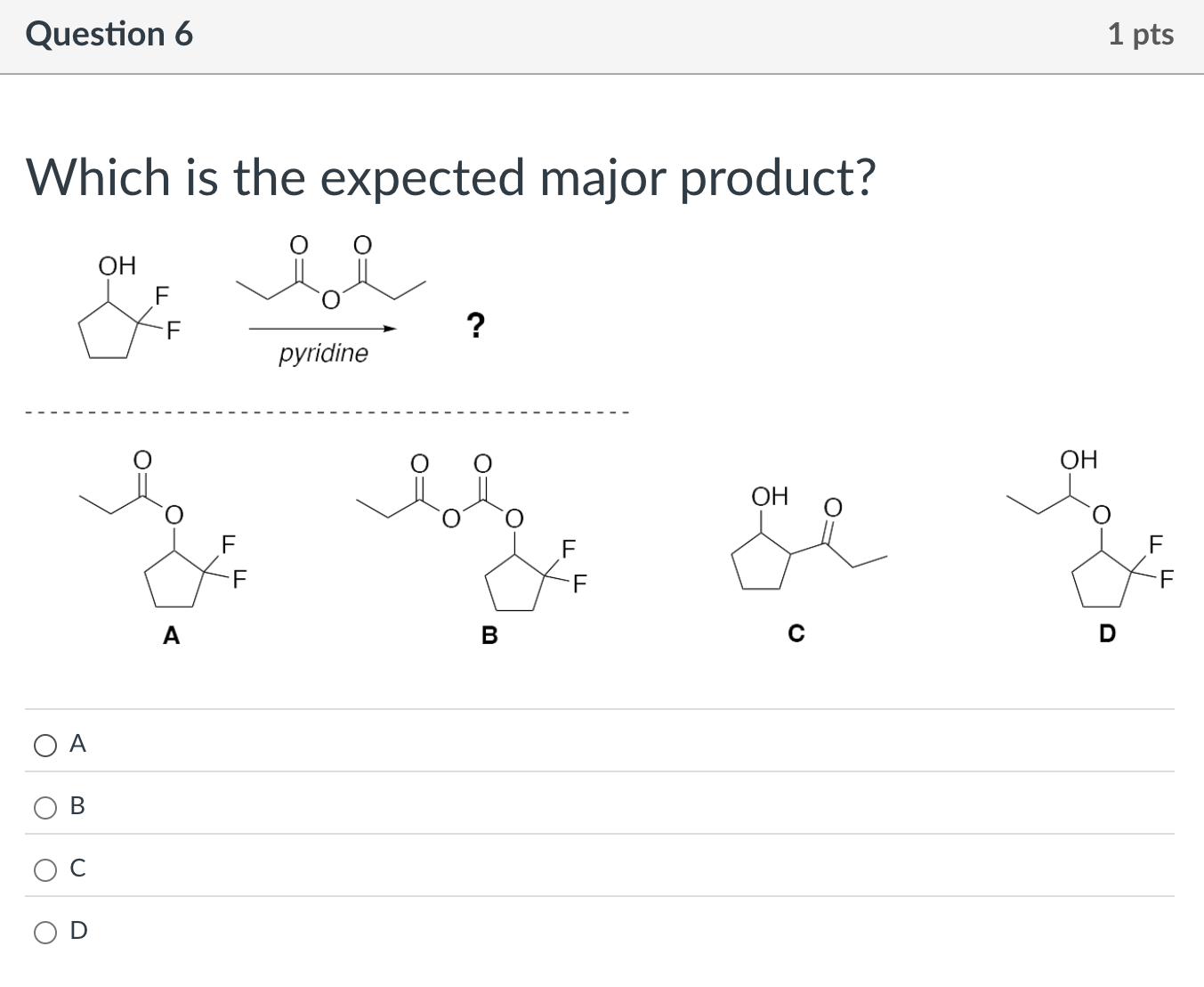 Solved Which Is The Expected Major Product Question 7which