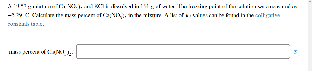 Solved A 19.53 g mixture of Ca(NO3)2 and KCl is dissolved in | Chegg.com