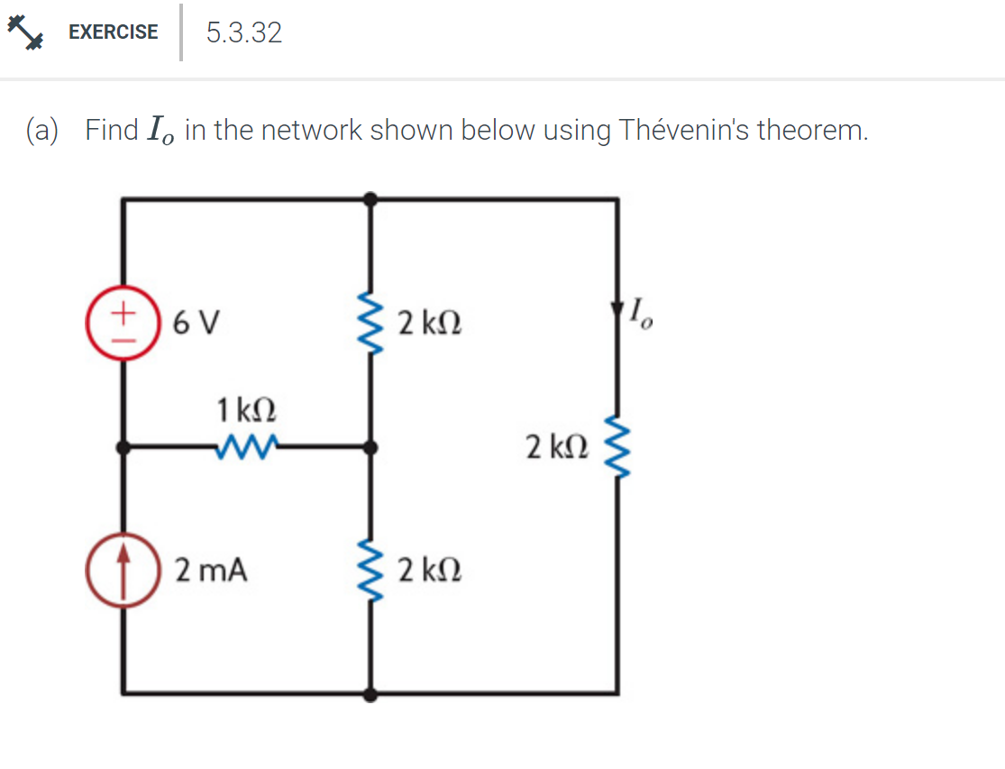 Solved (a) Find Io in the network shown below using | Chegg.com