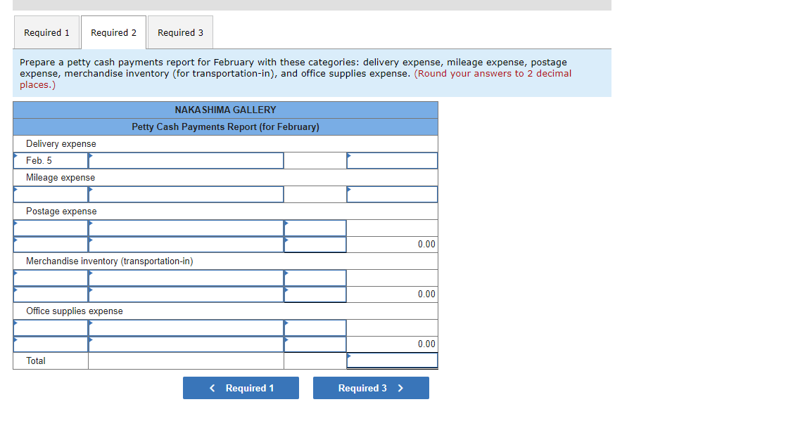 Solved Problem 6-3A Establishing, reimbursing, and | Chegg.com