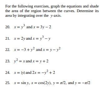Solved For the following exercises, graph the equations and | Chegg.com