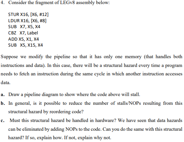 Solved Suppose we modify the pipeline so that it has only | Chegg.com