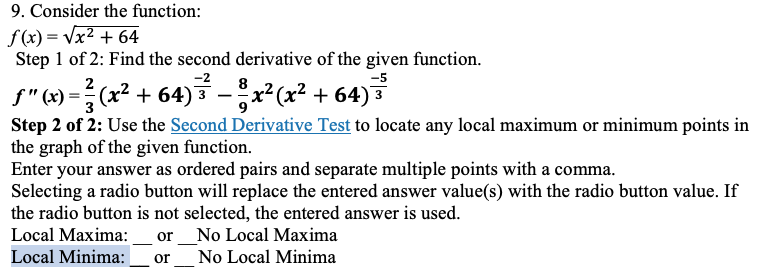 Solved Please assist with Step 2 of 2: Use the Second | Chegg.com