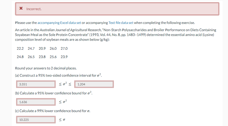 Solved Please use the accompanying Excel data set or | Chegg.com