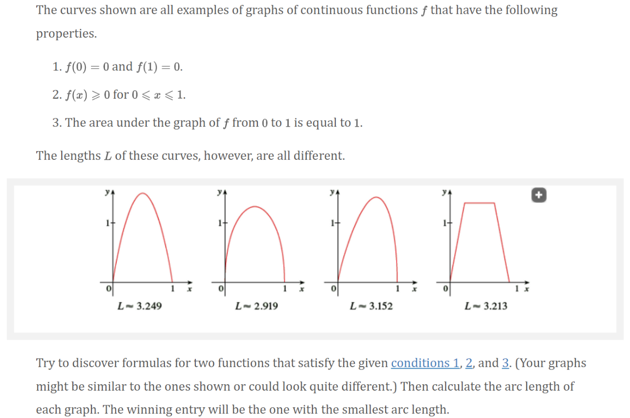 Solved Try to discover formulas for 2 functions that satisfy | Chegg.com