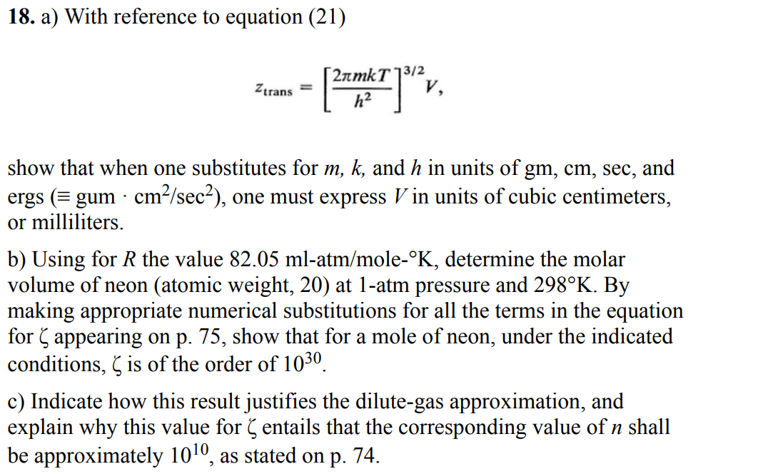 Solved 18. a) With reference to equation (21) ztrans | Chegg.com