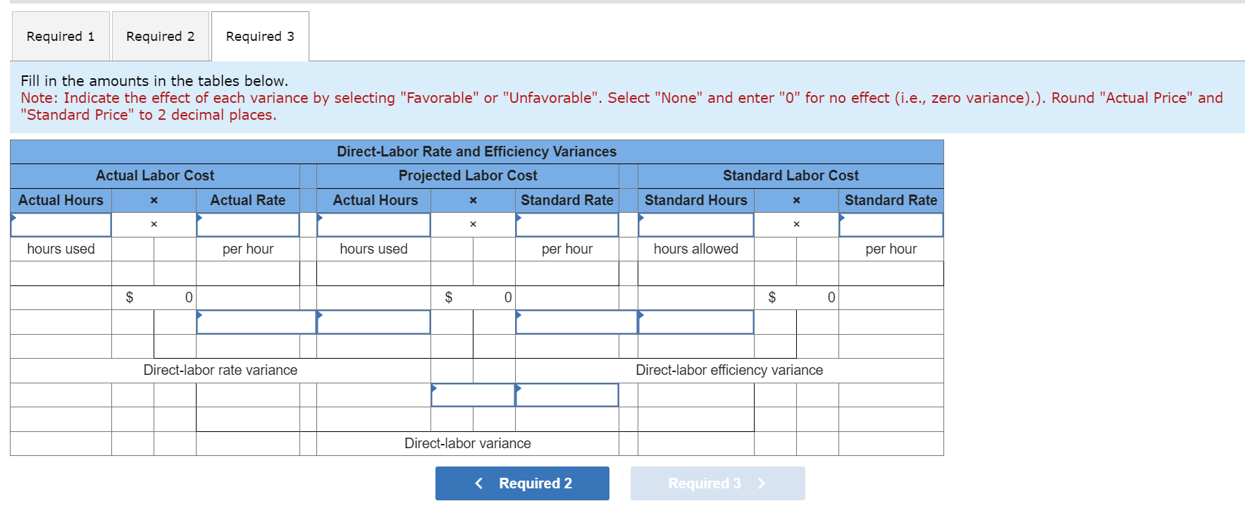 Solved Fill in the amounts in the tables below. Note: | Chegg.com
