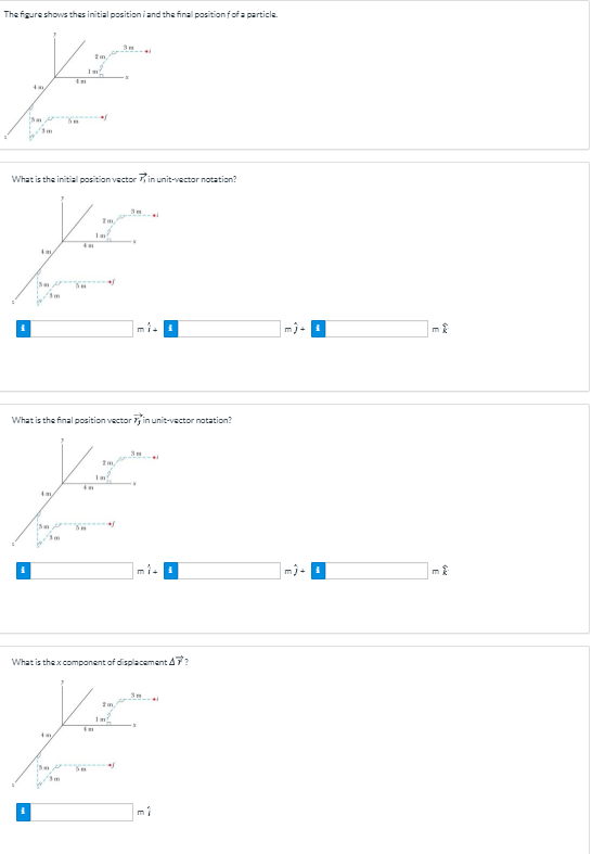 Solved The figure shows the initial position i and the final | Chegg.com