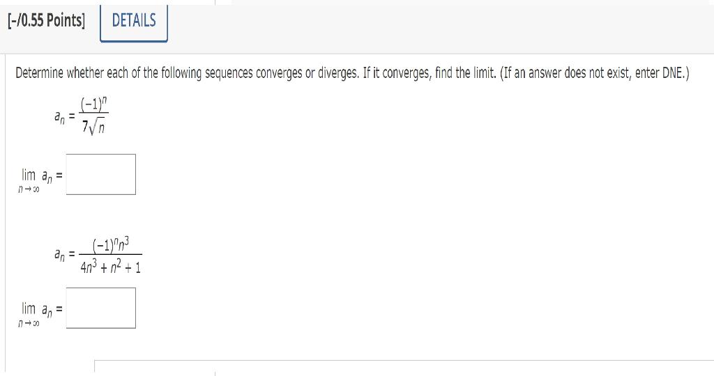 Solved Determine Whether Each Of The Following Sequences