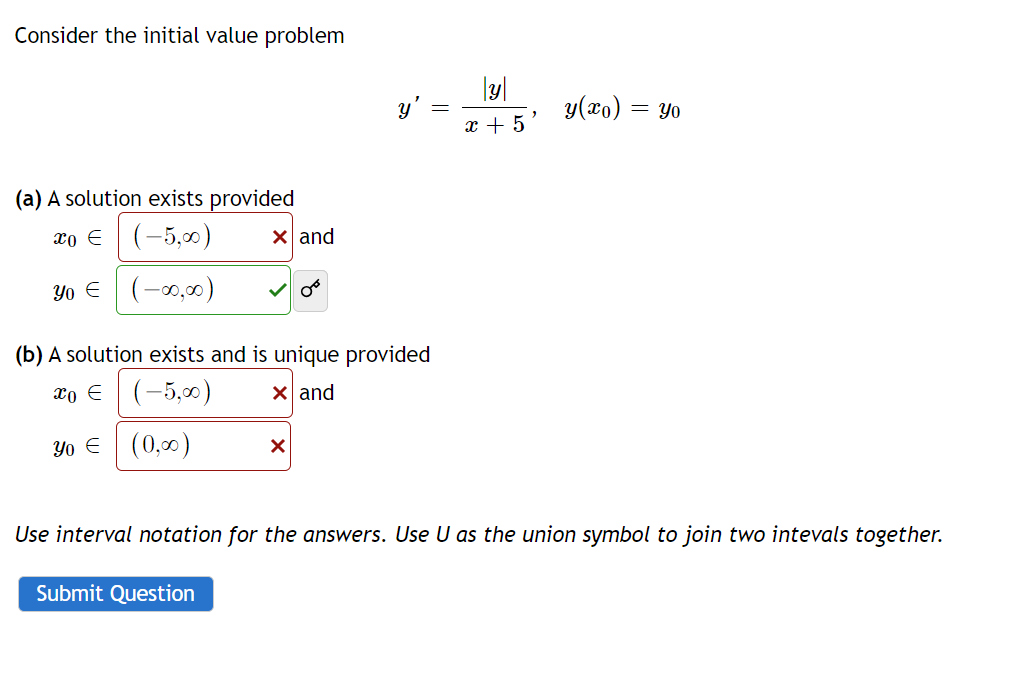 Solved Consider the initial value | Chegg.com
