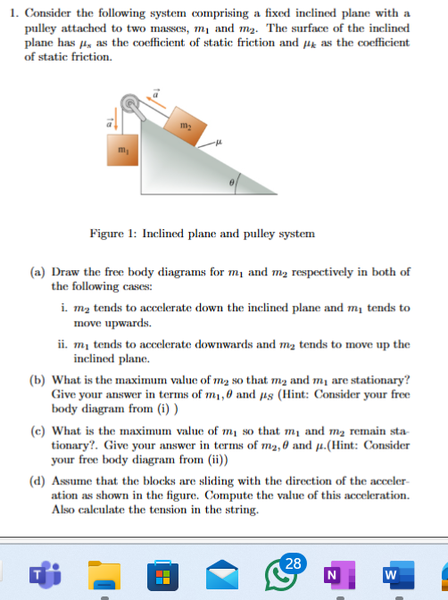 Solved Consider the following system comprising a fixed | Chegg.com