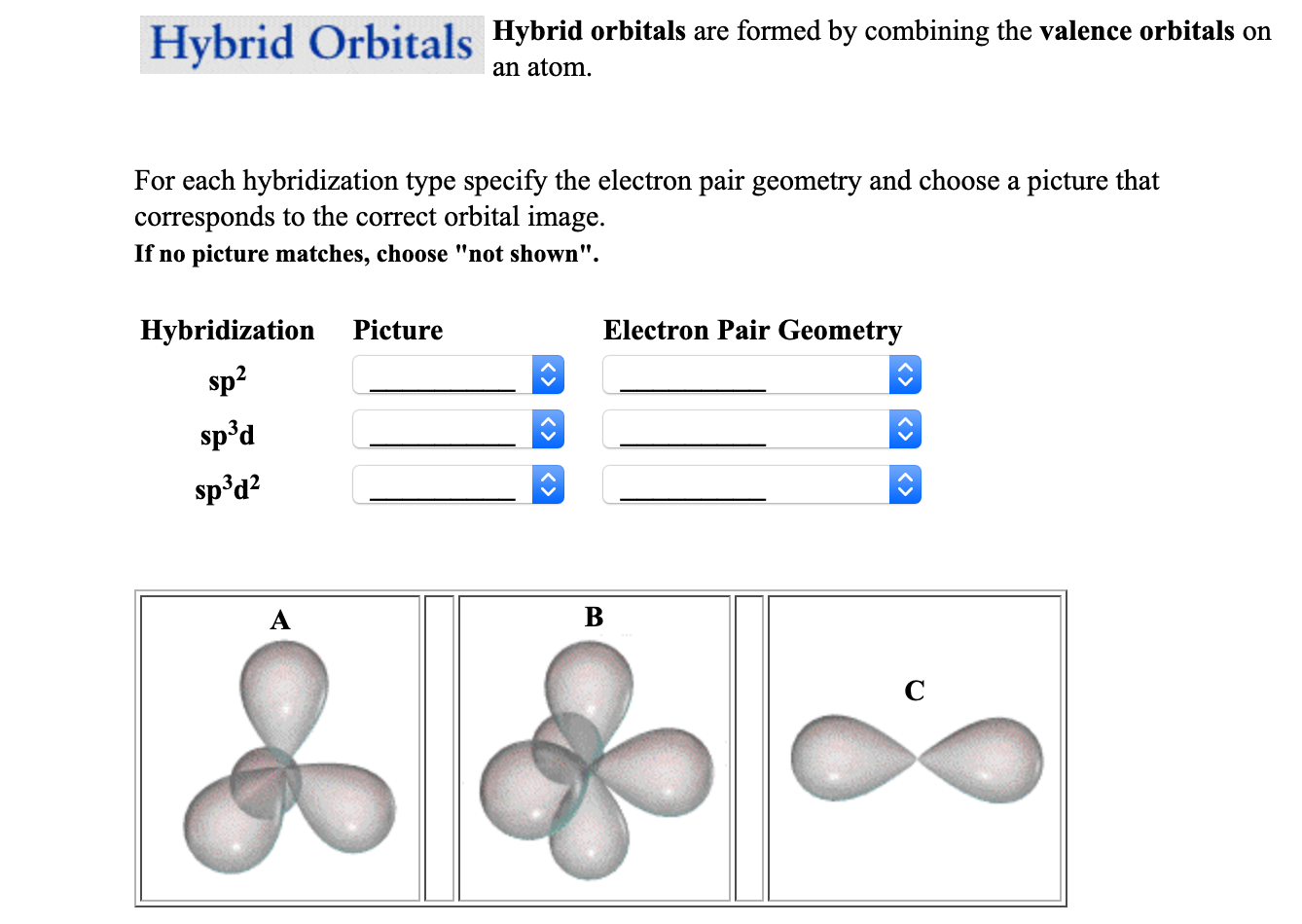 Sp3d Orbitals