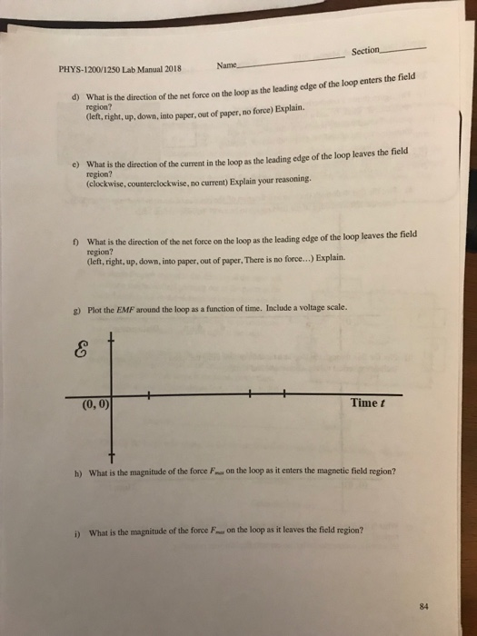 Solved Section_ PHYS-1200/1250 Lab Manual 2018 Name 29B | Chegg.com
