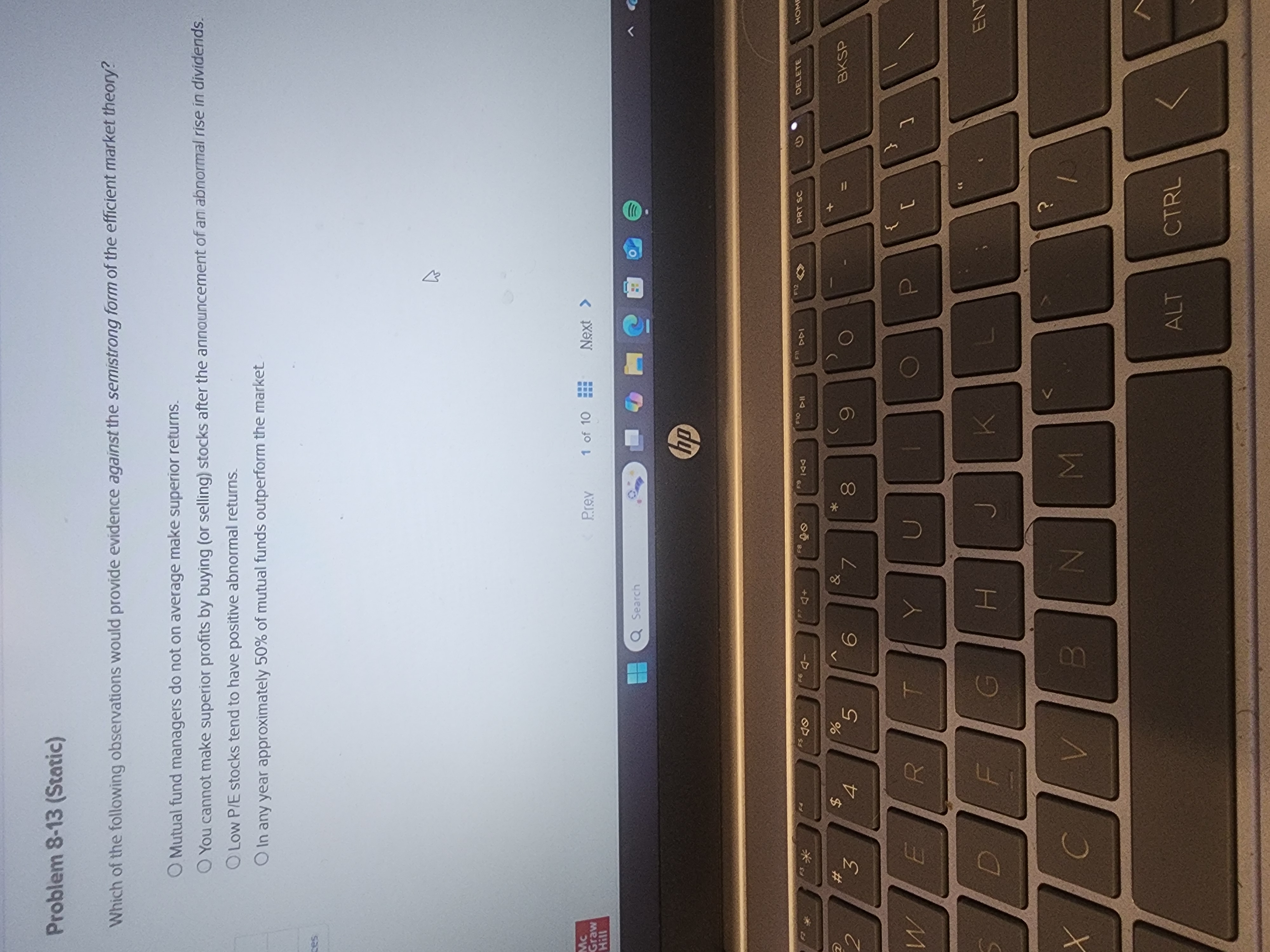 Solved Problem 8-13 (Static)Which of the following | Chegg.com