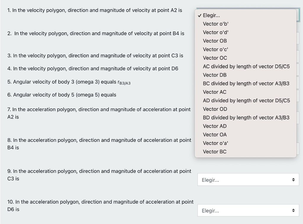 Solved In the mechanism shown below, omega 2=20 rad/s CW, | Chegg.com