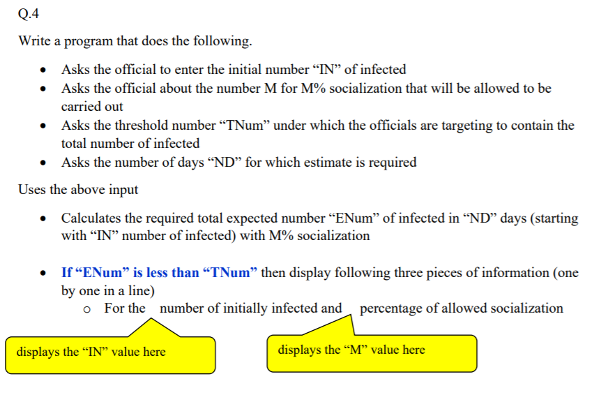 Solved using matlab write the equation of ENum in part 4 | Chegg.com
