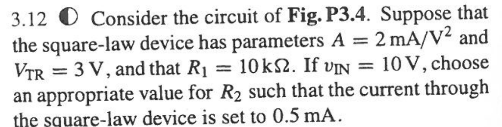 Solved 3.12 O Consider the circuit of Fig. P3.4. Suppose | Chegg.com