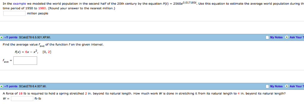 Solved In the example we modeled the world population in the | Chegg.com