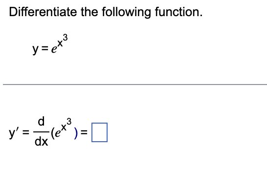 Solved Differentiate the following | Chegg.com