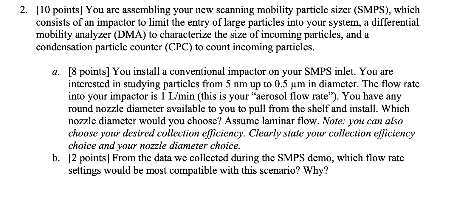 Solved 2. [10 ﻿points] ﻿You are assembling your new scanning | Chegg.com