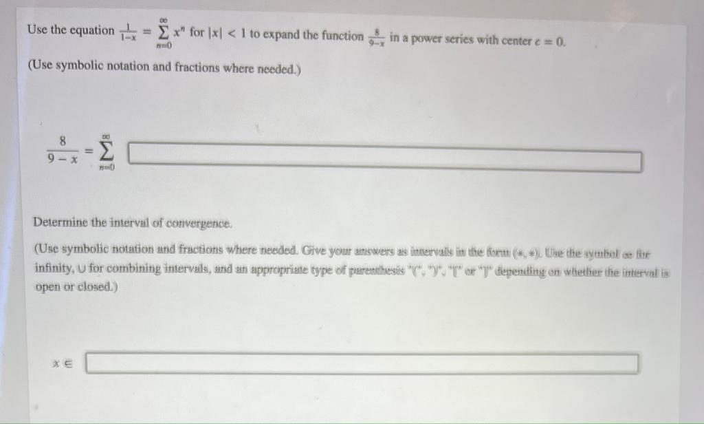 Solved DO Use the equation = Σx" for x