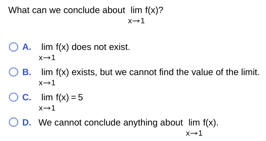 Solved If f(1)-5, mustlm f(x) exist? If it does, then must | Chegg.com