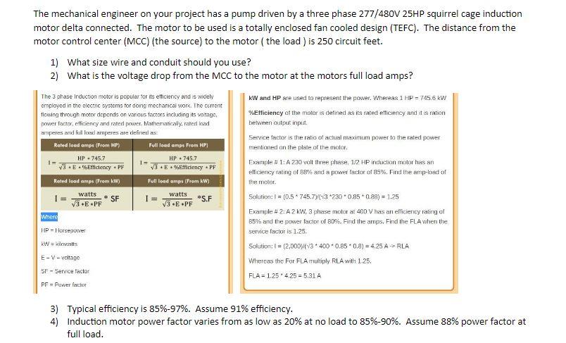 The mechanical engineer on your project has a pump | Chegg.com