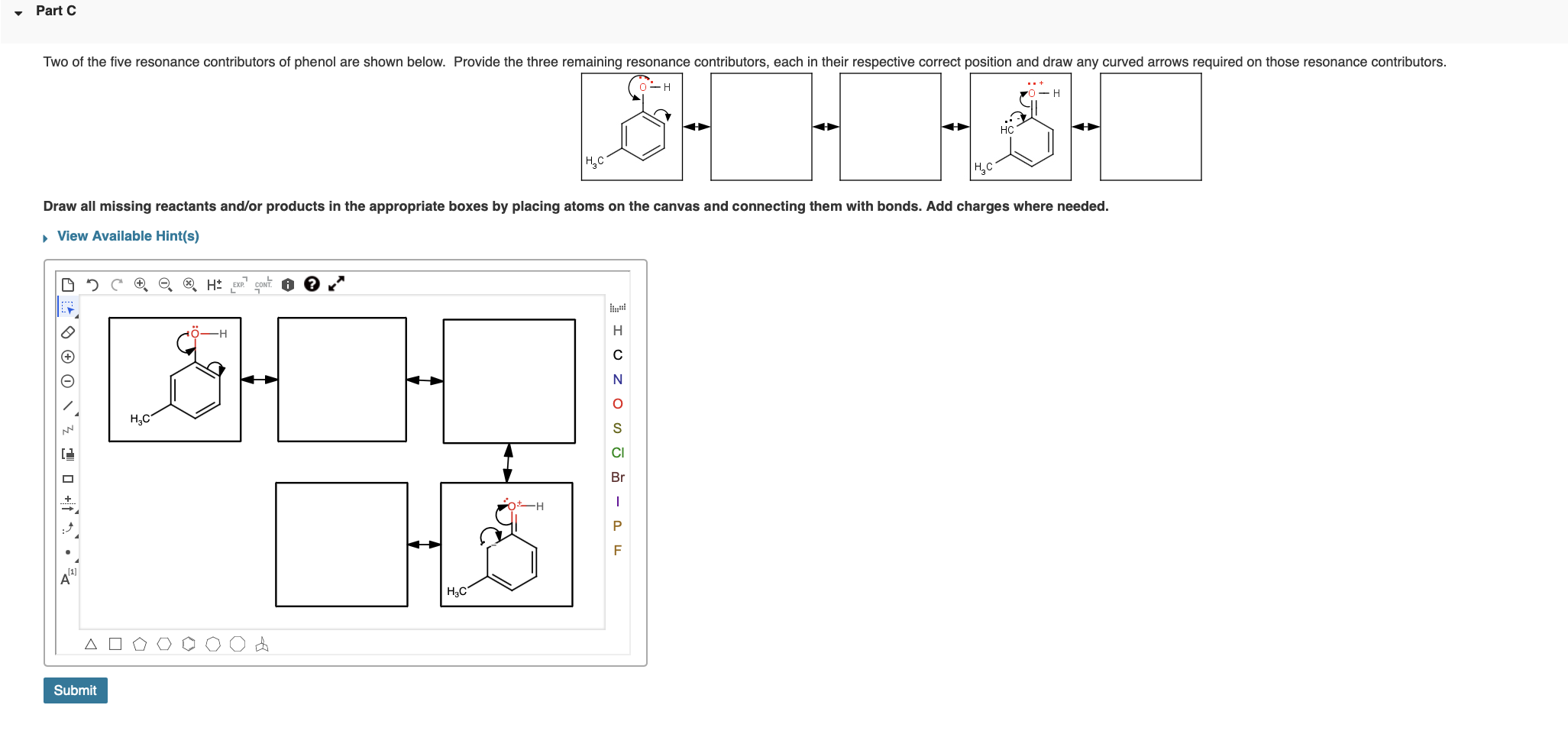 Solved Draw all missing reactants and/or products in the | Chegg.com