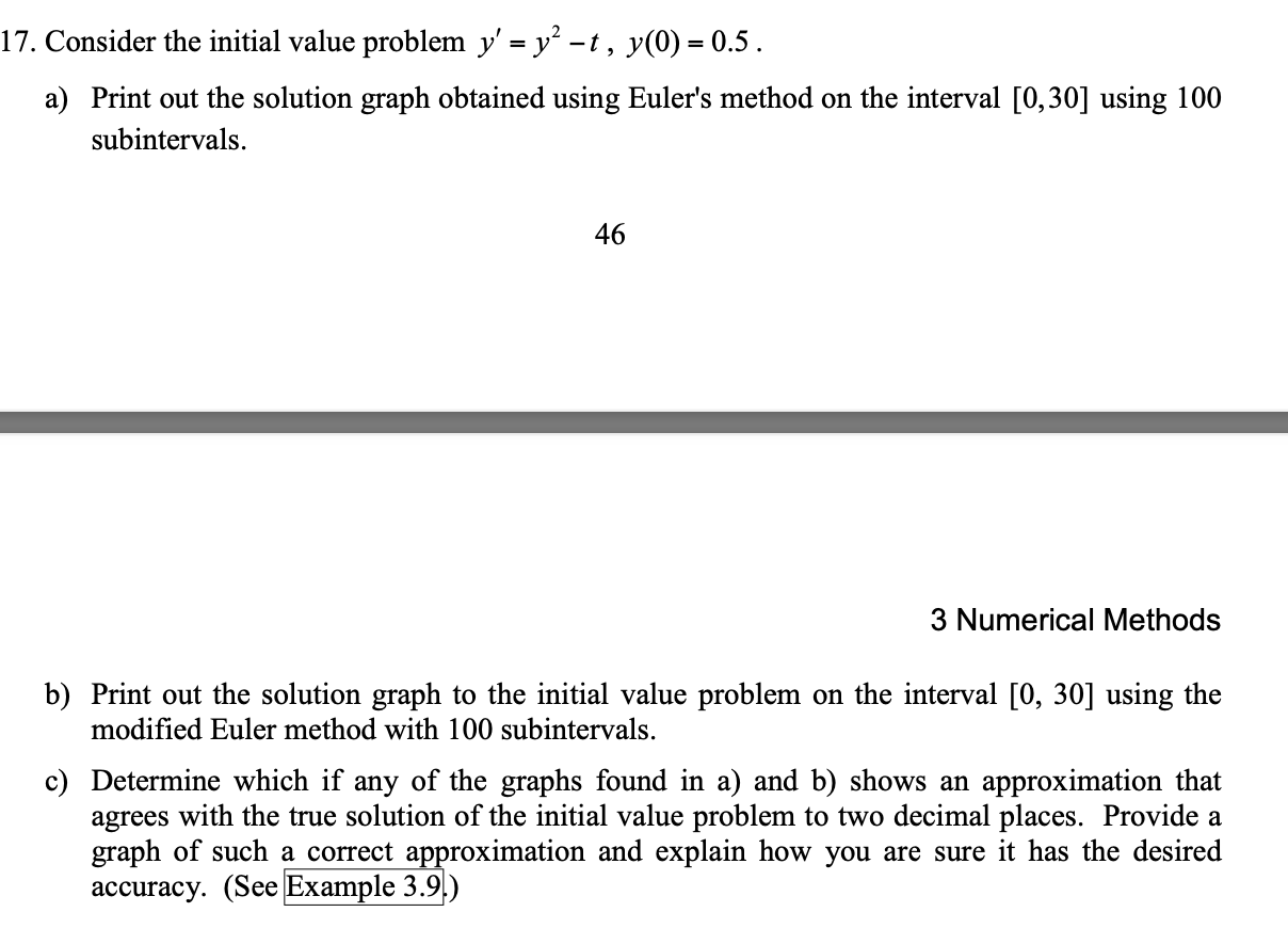 Solved 7. Consider the initial value problem | Chegg.com