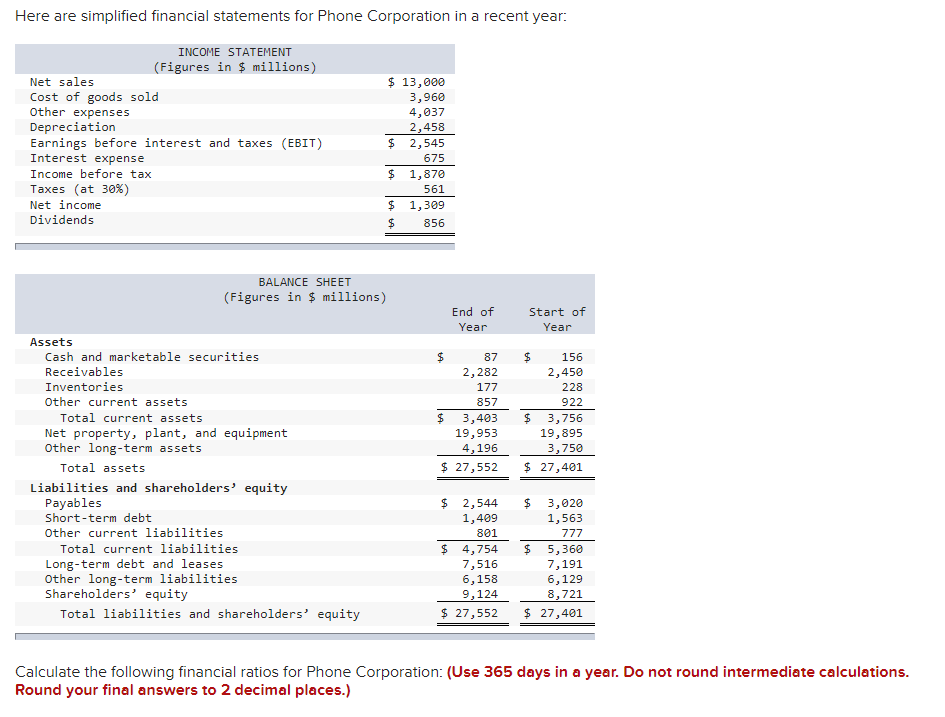 Solved a.Return on equity (use average balance sheet | Chegg.com
